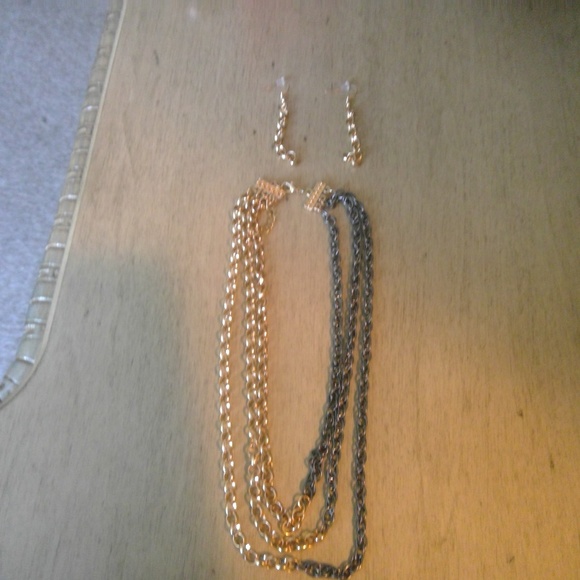 Jewelry | Half Gold Half Silver Chain Necklace | Poshmark